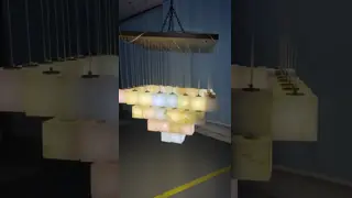 Nordic Spanish Alabaster Living Room Decorative Copper Chandelier Round Led Marble Ceiling Lamps Mod