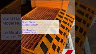 Orange Fall Protection Edge Barrier