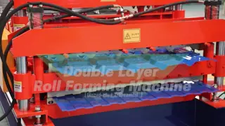 A Closer Look: SGS Double Layer Roll Forming Machine , L7.5m Roofing Sheet Machine