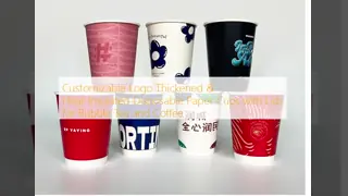 Custom Hot Drink Cups Heat Proof Lids
