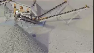 Stone crusher plant production line