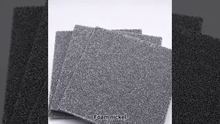 China Customized Open Cell Closed-Cell Nickel Foam Sheets 0.5mm to 2.0mm High Porosity Metal Foam for sale
