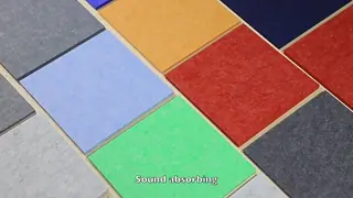 polyester acoustic panel