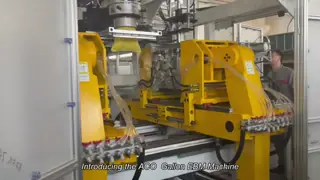 China 18.9Liter Extrusion Blow Molding Machine 5 Gallon Plastic Drum Slim Water Container Production line for sale