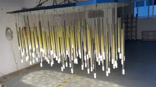 Hanging Crystal Modern Lamp Ceiling Deco West Art Drop Light Stained Lights Lighting Elm Fixtures Gl
