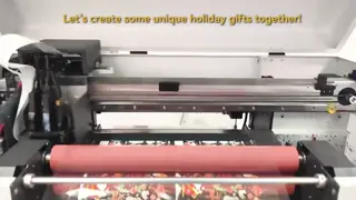 China CMYK WV3 Print Heads PC Film One-Pass Printing Machine High-Speed Roll-to-Roll DTF UV Printer with 60cm Digital Transfer Film for sale