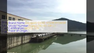Francis Turbine Generator 30-50 Year Lifespan Hydropower