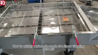 Sand Powder Linear Vibrating Screen Machine