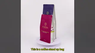 Custom Coffee Packaging Bag with Printed Design