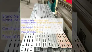 Single Rail Aluminum Cable Tray Strong & Light