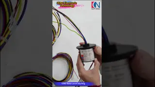 Water-proof slip ring with electric power