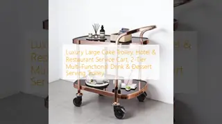 Hotel Restaurant Service Trolley