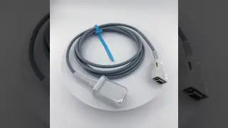 China 15pin Flow Sensor Cable Compatible With Drager Babylog8000 8409626t for sale