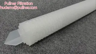 ultra-fine glass fiber  filter cartridge, suitable for food and beverage  liquid production line