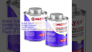 PVC Pipe Glue Strong Bond Industrial Pipeline