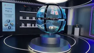 Spherical LED display screen, multi-functional, high-definition display.
