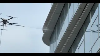 High-rise Window Cleaning Drone