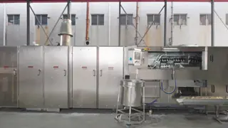 linear automatic wafer cone/cup production line