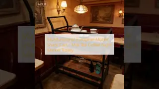 Mobile Snack Cart Milk Tea Coffee Trolley