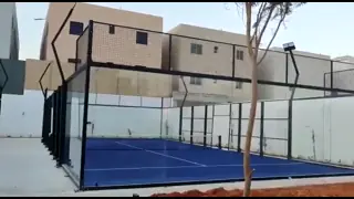 China Elevate Play Premium Panoramic Padel Court with Full Glass Walls for sale