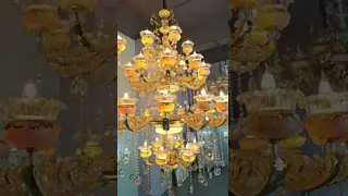 Creative  Glass Flower Chandelier Rustproof Modern Flower Chandelier