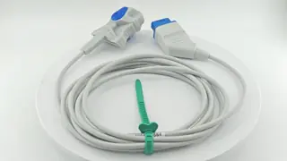 Watch:Compatible Nihon Kohden 14 Pin Direct Spo2 Sensor Adult Finger Soft 2.8M