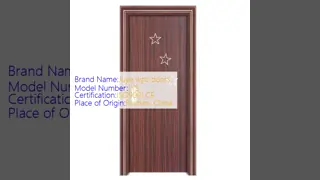WPC Hollow Door Moisture Soundproof Durable