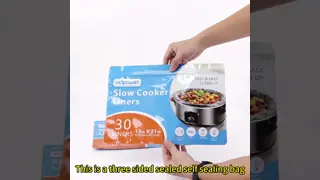 Three Side Seal Self-Sealing Plastic Packaging Bag | Custom Printed OEM