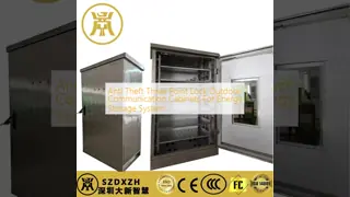 Secure Outdoor Energy Storage Cabinets