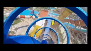 tall speed water slide adventure  trill water play amusement