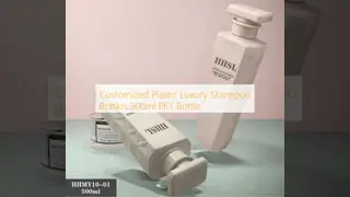 Custom 500ml PET Shampoo Bottle With Pump