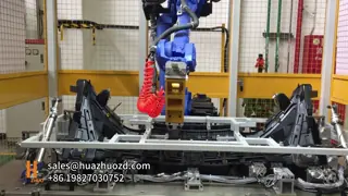 China 6mm/S Robotic Welding Systems PLC Automatic Aluminium For Car Grille for sale