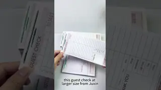 China 2 Part Carbonless Guest Check for Servers Waitress Notepad for Restaurants 2 Part Catering Form for sale