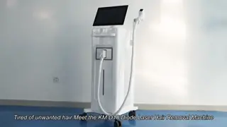 China KM D16 NEW AI 4 Waves 755 808 1064 940 nm Depilation  salon laser hair removal diode laser machine for sale