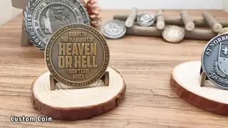 Custom Logo 2D 3D Antique Gold Souvenir Coin Commemorative Collections Coin