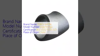 Alloy Steel Pipe Fittings Elbows Tees Reducers