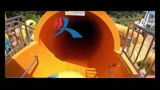 water park amusement black hole Ttrill slide