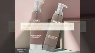 Custom Luxury 500ml PET Shampoo Bottles