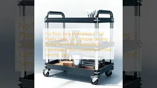 Golden Serving Trolley Easy Mobility