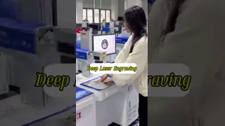 UV Laser Marker No Damage QR Code Engraving