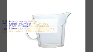 Clear Plastic Kettle 1.3L Large Capacity