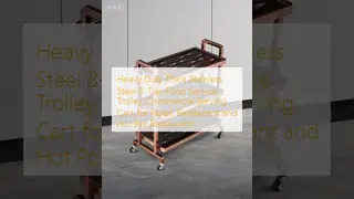 Luxury Serving Trolley Commercial Food Cart