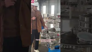 External ultrasonic system rotary vibrating screen