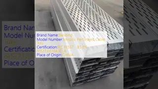 Metallic Cable Tray Ventilation & Access