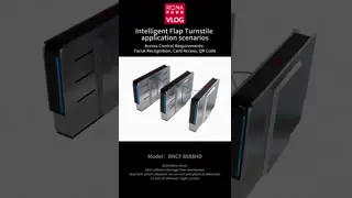 Smart Flap Barrier Gate for Office Security