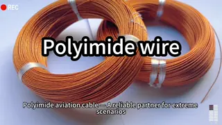 What makes polyimide wire resistant to extreme heat ?