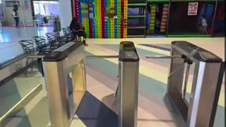 China Tripod Automatic Turnstile Gate QR Code Reader  RFID Turnstile For Entrance for sale