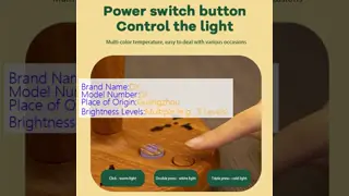 Wall Plug In  LED Desk Lamp USB Port