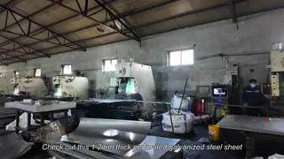 1.2mm Galvanized Steel Sheet Silver Round Holes