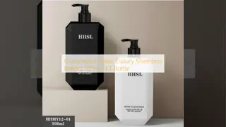 Custom PET Luxury Shampoo Bottles 500ml